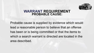 Introduction to 4th search and seizure Arkansas | PPTX | Law