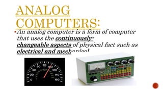 Introduction to computer and history of computer | PPT