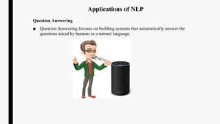 Introduction to Natural Language Processing | PPT