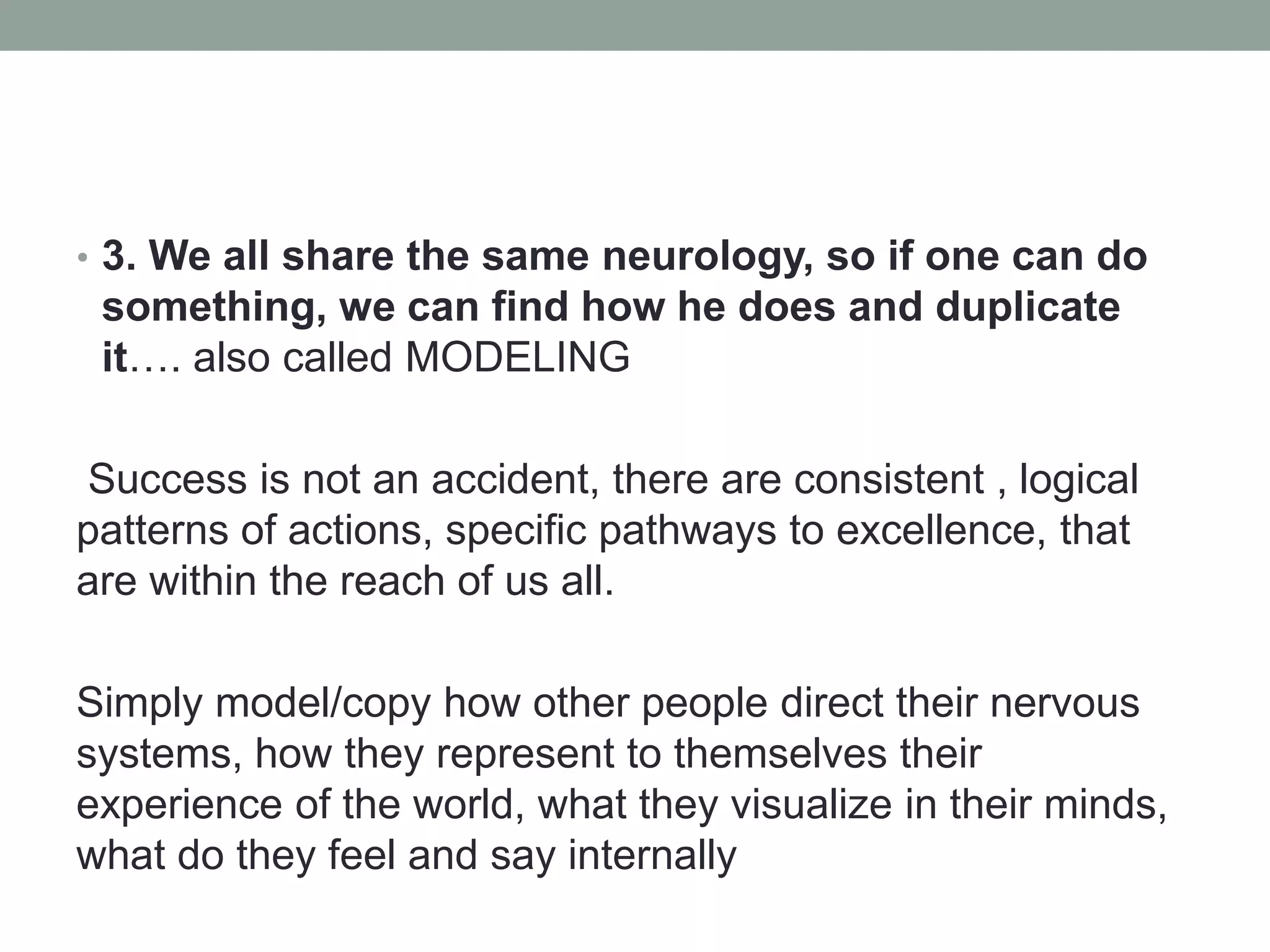 Intorduction to neuro linguistic programming (NLP) by dr. Ghulam ...