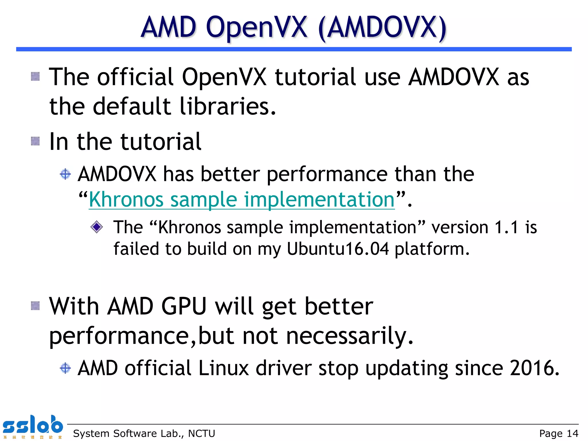 Introduction To Openvx Pdf Computer Software And Applications
