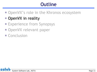 Introduction to OpenVX | PDF | Computer Software and Applications | Computing