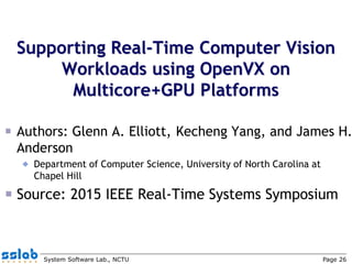 Introduction to OpenVX | PDF | Computer Software and Applications | Computing