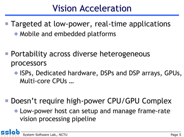 Introduction to OpenVX | PDF | Computer Software and Applications | Computing