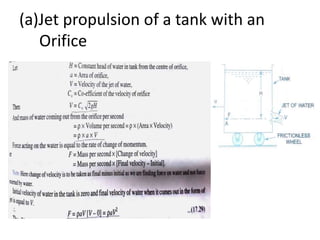 Hydraulic machines Jet Propulsion & Pelton Turbines | PPTX