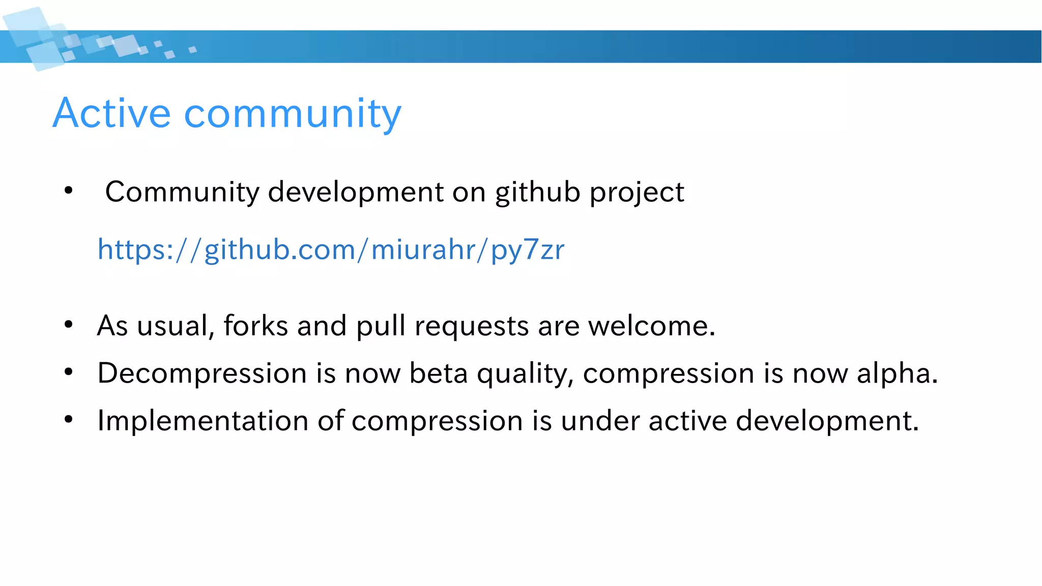 Intoroduction of py7zr | PPT
