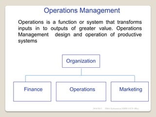 Introduction to operations | PPT