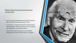 Introvert extrovert compare and contrast powerpoint | PPTX
