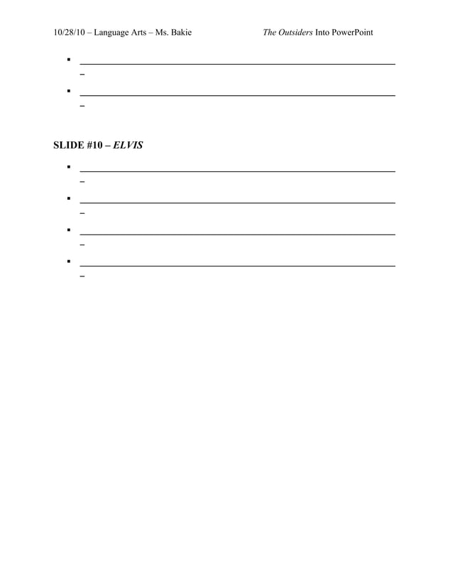 Into setting slide notes | DOC