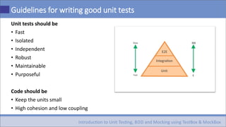 Introduction to Unit Testing, BDD and Mocking using TestBox & MockBox ...
