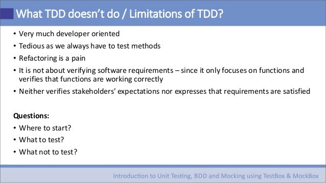 Introduction To Unit Testing Bdd And Mocking Using Testbox And Mockbox…