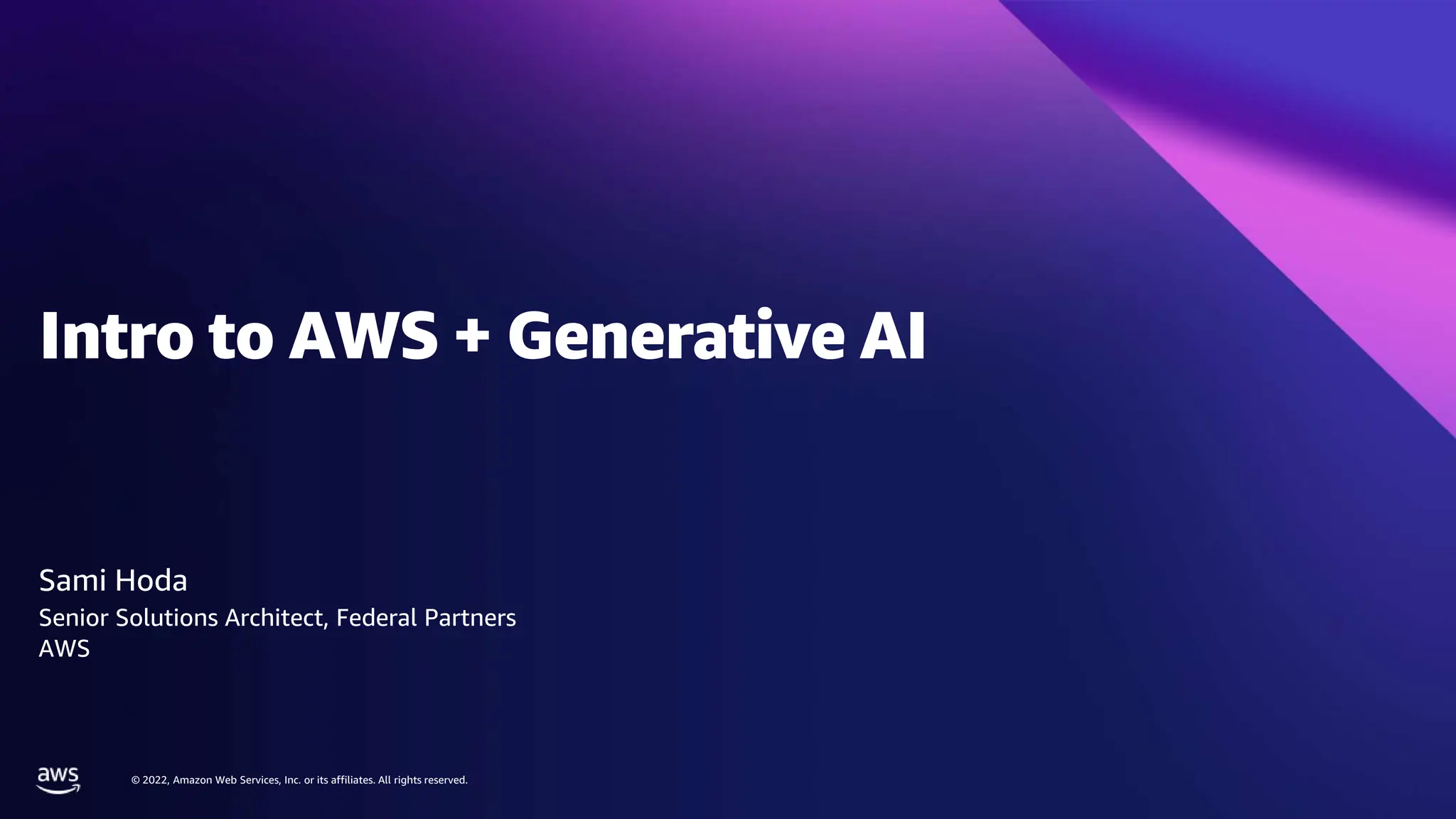 Intro to Amazon Web Services (AWS) and Gen AI | PDF | Cloud Computing ...