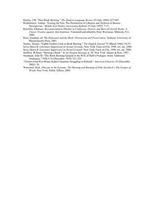 Into the Flames Bibliography | PDF | Religion & Spirituality