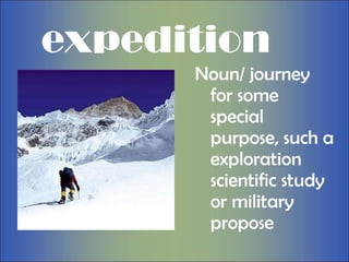 In to the ice vocabulary | PPT