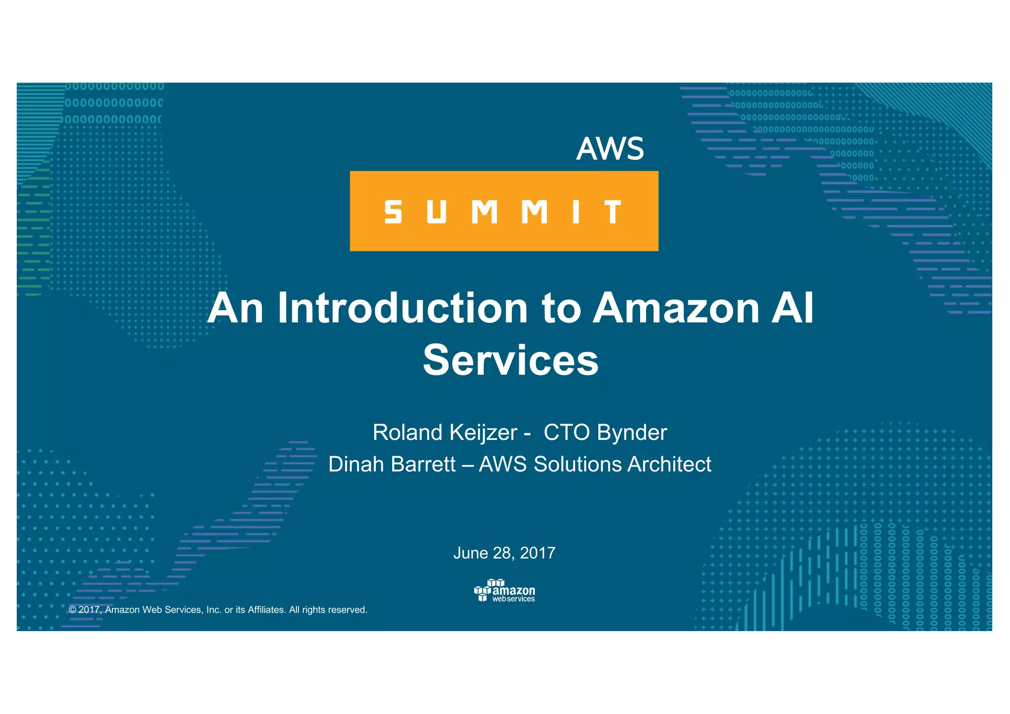 An Introduction to Amazon AI Services | PDF