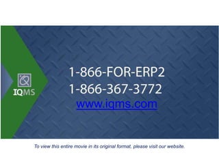 Intro to EnterpriseIQ from IQMS | PPTX