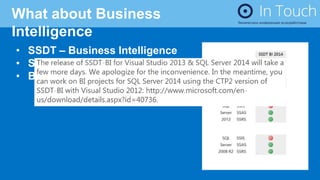 Develop your database with Visual Studio | PPT