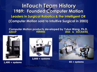 In Touch Overview 1 April 06 | PPT | Healthcare Industry | Industries