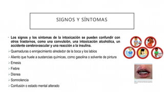 Intoxicación y envenenamiento patología II (enfermeria) | PPTX