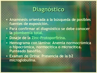 Intoxicación Por Plomo | PPT