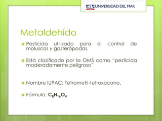 Intoxicación por metaldehído | PPTX