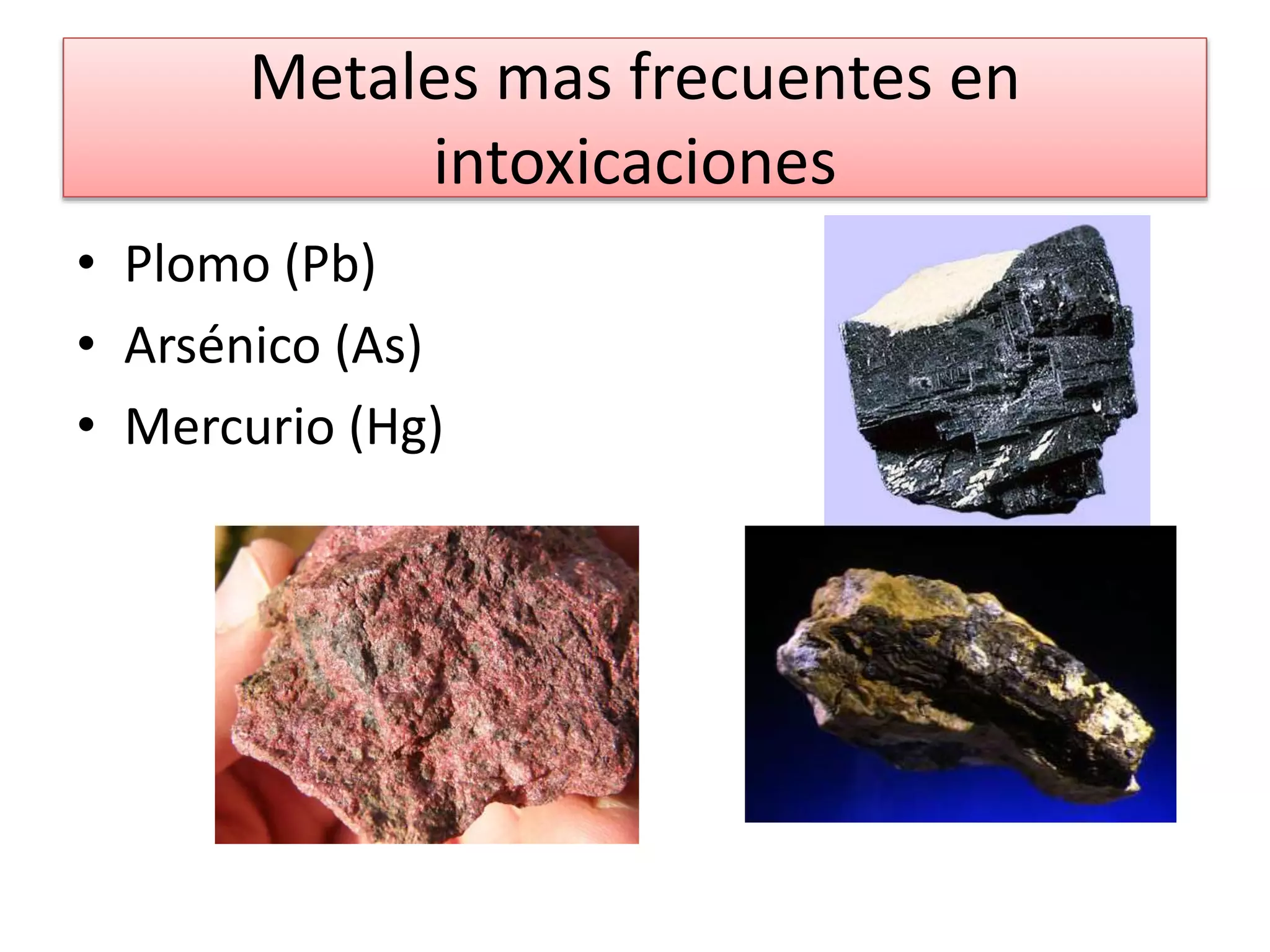 Intoxicación por metales pesados | PPT