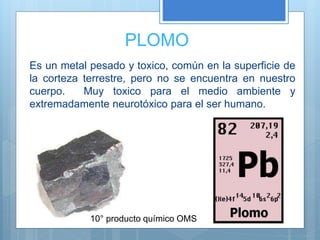 Intoxicación por plomo | PPTX