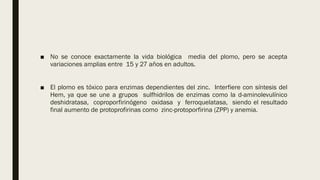 Intoxicación por plomo. | PDF
