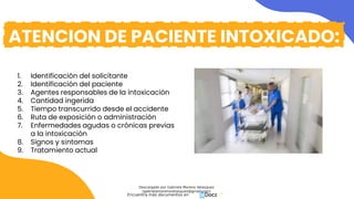 intoxicaciones | PDF