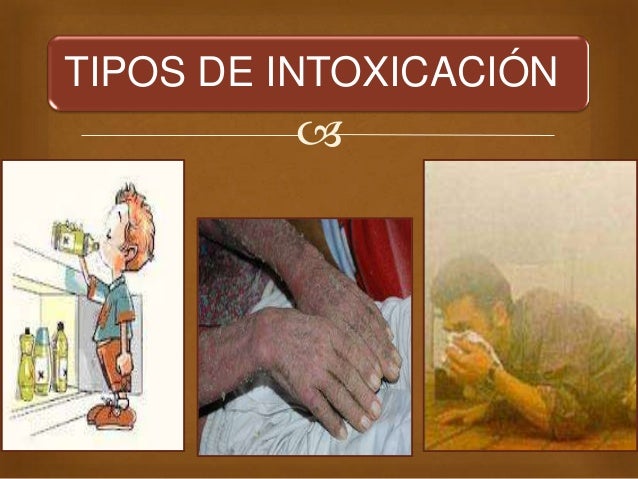 Intoxicaciones por agentes quimicos