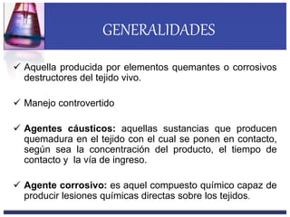 INTOXICACION POR CAUSTICOS.ppt