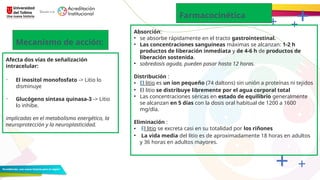 intoxicacion por litio universidad del tolima | PPTX