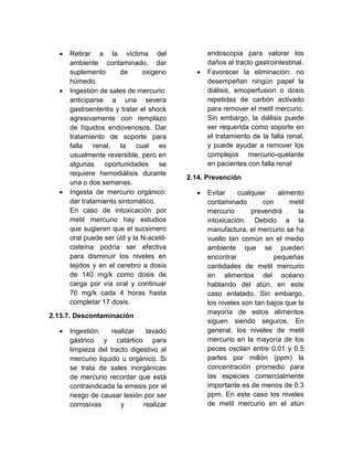 Intoxicación por metil mercurio en atún enlatado | PDF