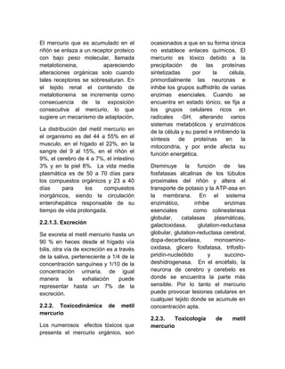 Intoxicación por metil mercurio en atún enlatado | PDF