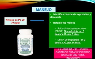 Intoxicacion por plomo | PPTX