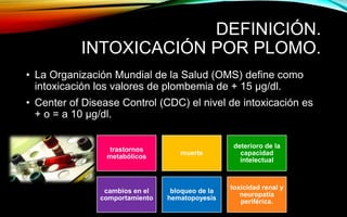 Intoxicacion por plomo | PPTX