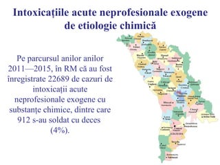 Intoxicaţiile acute neprofesionale exogene de etiologie chimică | PPT