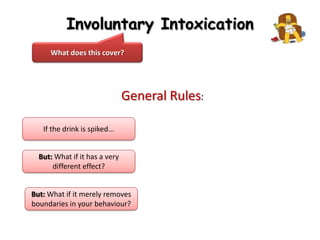 Intoxication | PPTX | Crime & Harmful Acts to Individuals, Society ...