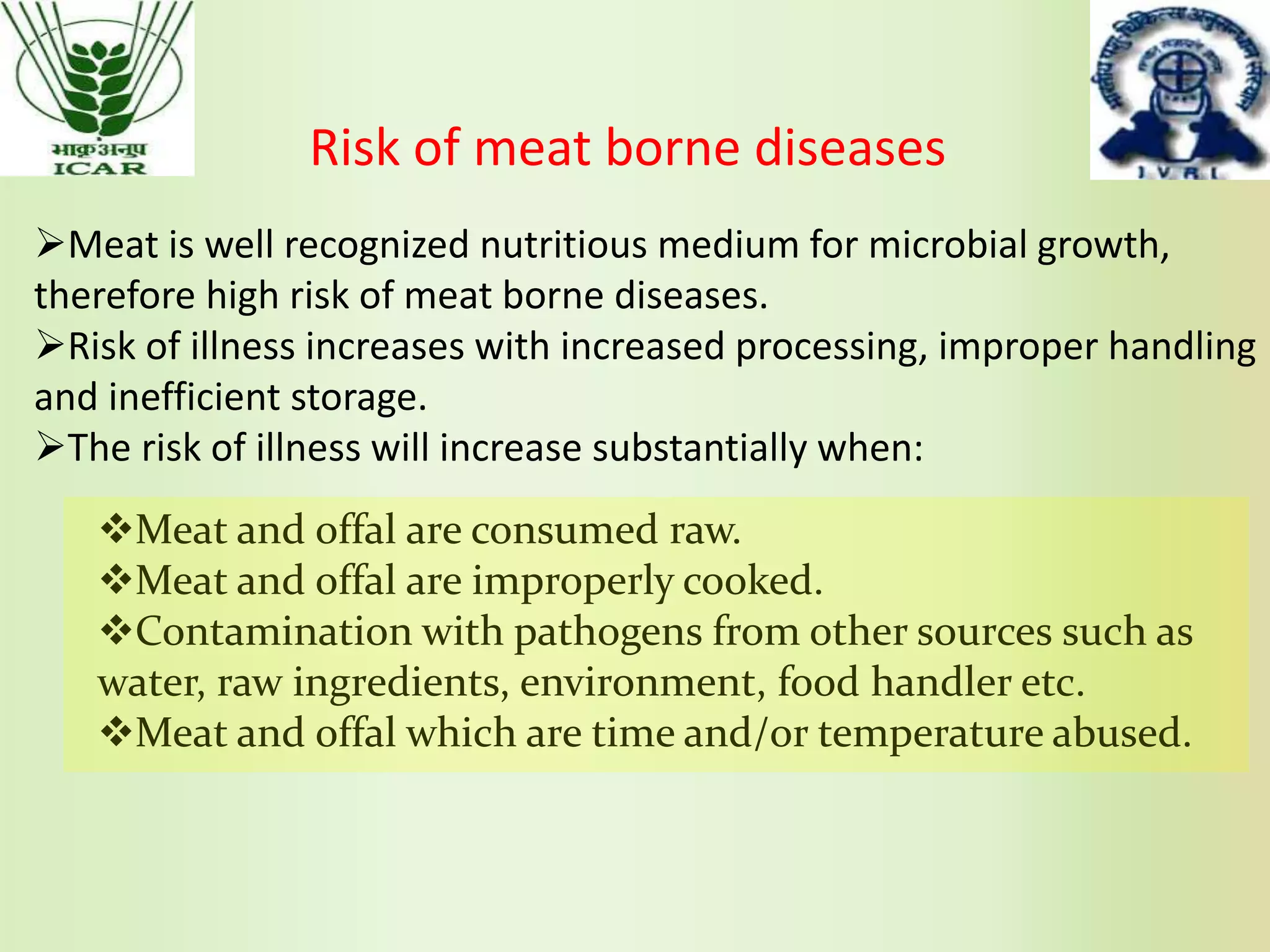meat borne Intoxications | PPTX