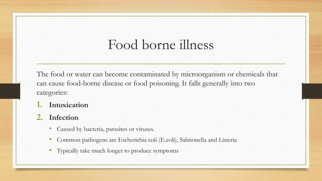 Food-borne infections and intoxications. Pptx | PPT
