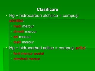 Intoxicatia cu comp org mercur | PPT