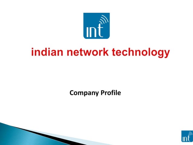profile for Network Technology that shows | PPT