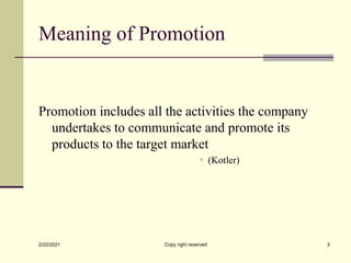 International Promotion | PPT | Advertising Industry | Industries