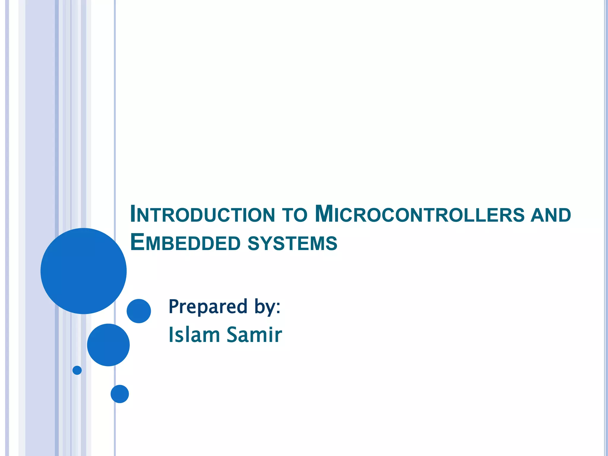 Introduction To Embedded Systems And Microcontrollers Pptx Operating Systems Computer