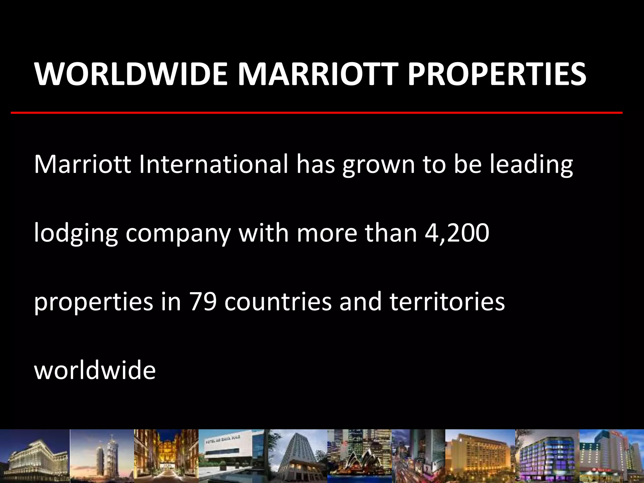 Intr. of marriott brands | PPTX