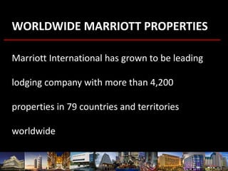 Intr. of marriott brands | PPTX