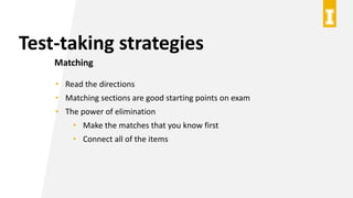 Test Taking Strategies | PPTX