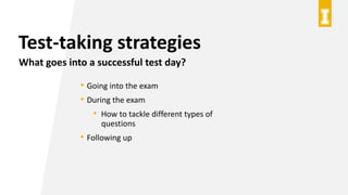 Test Taking Strategies | PPTX