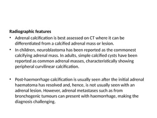 INTRA-ABDOMINAL CALCIFICATIONS.pptx present | PPTX