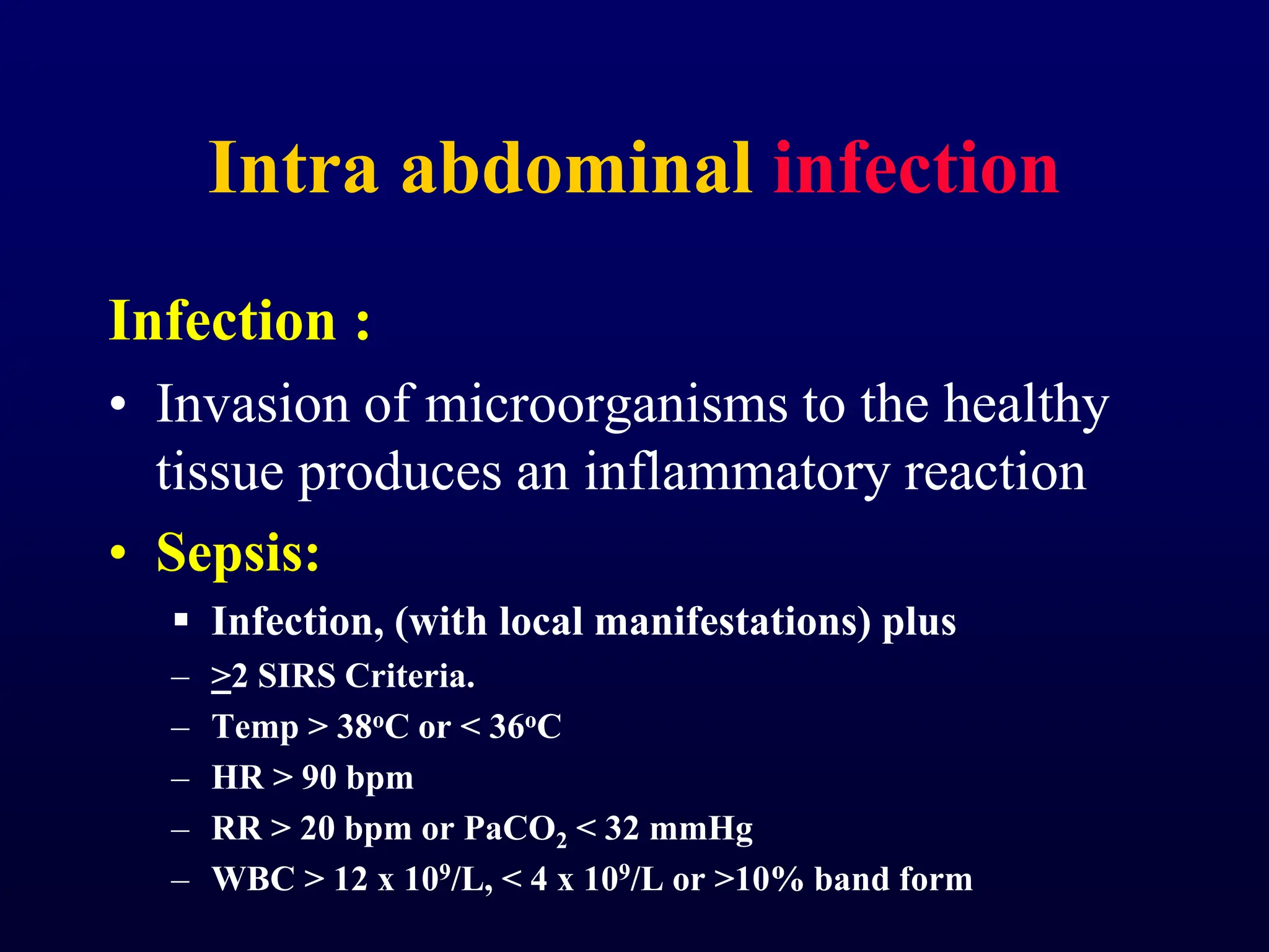 Intra-Abdominal infection the lect #.ppt